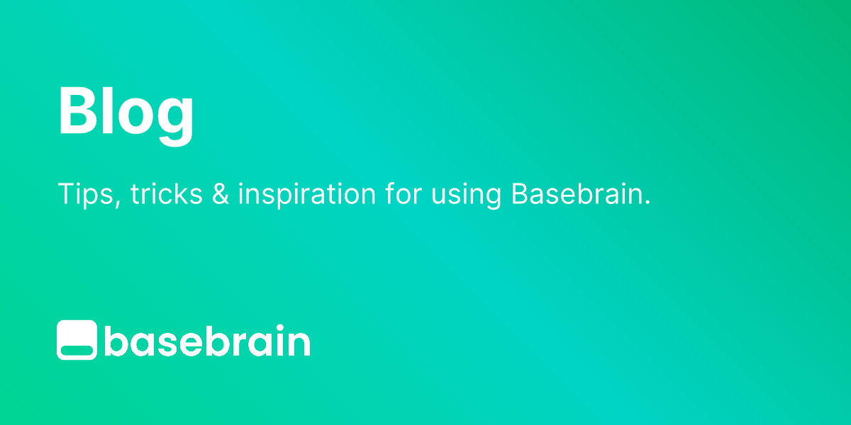 Blog | Basebrain
